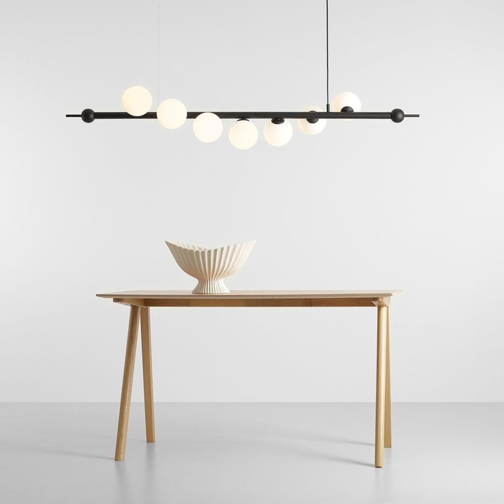 Designerska lampa wisząca Wave 7 - sklep internetowy Ryssa