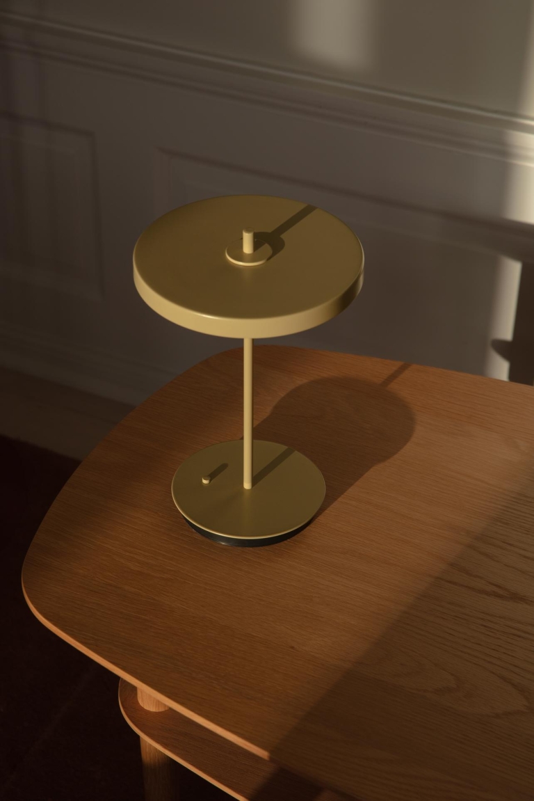 Lampa stołowa Asteria Move Monochrome w maślanym kolorze